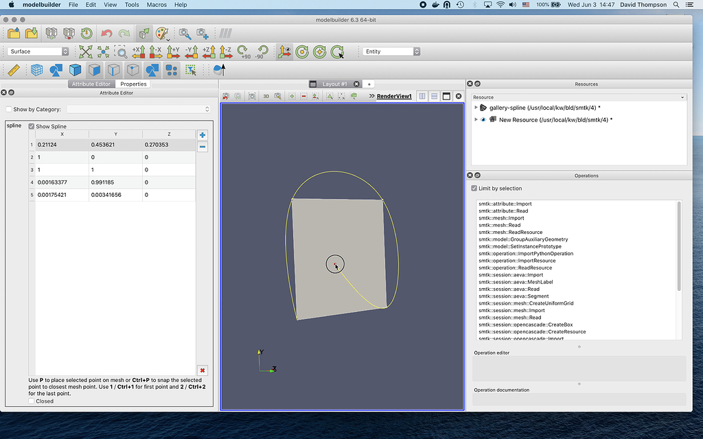 Gallery: curve widget - Gallery - Kitware