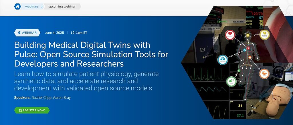 Free Webinar for Pulse Physiology Engine - June 4 - Pulse Physiology Engine - Kitware